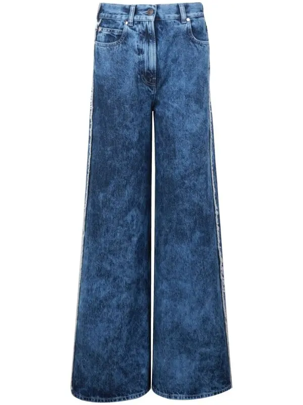 Ports 1961 Jacquard Wide-leg Jeans