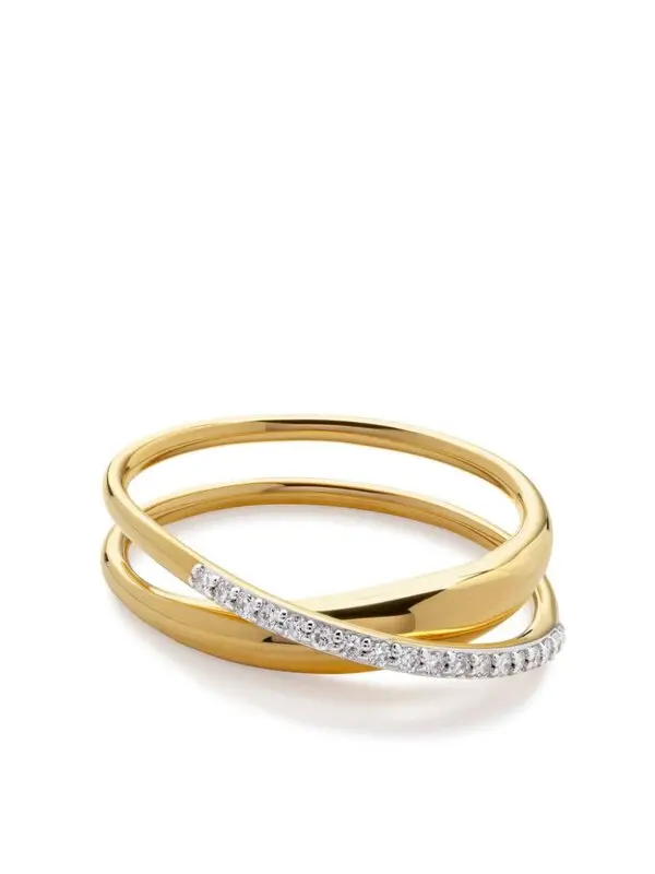 Monica Vinader Nura Layered Ring - Gold