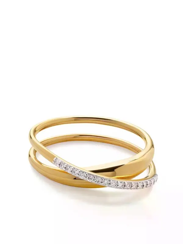 Monica Vinader Nura Layered Ring - Gold