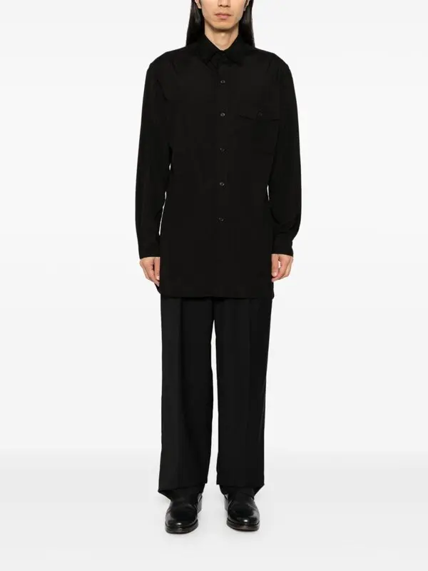 Yohji Yamamoto Broad Triple-collar Shirt
