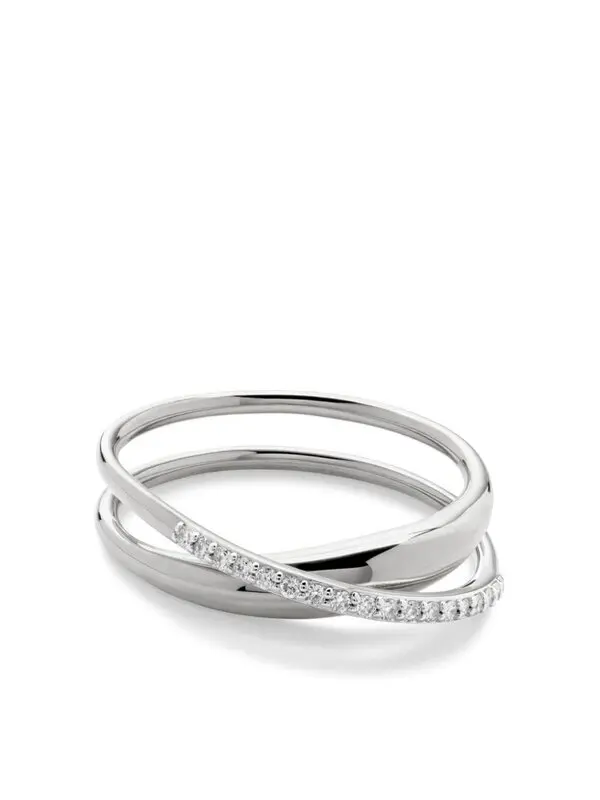 Monica Vinader Nura Wrap Ring - Silver