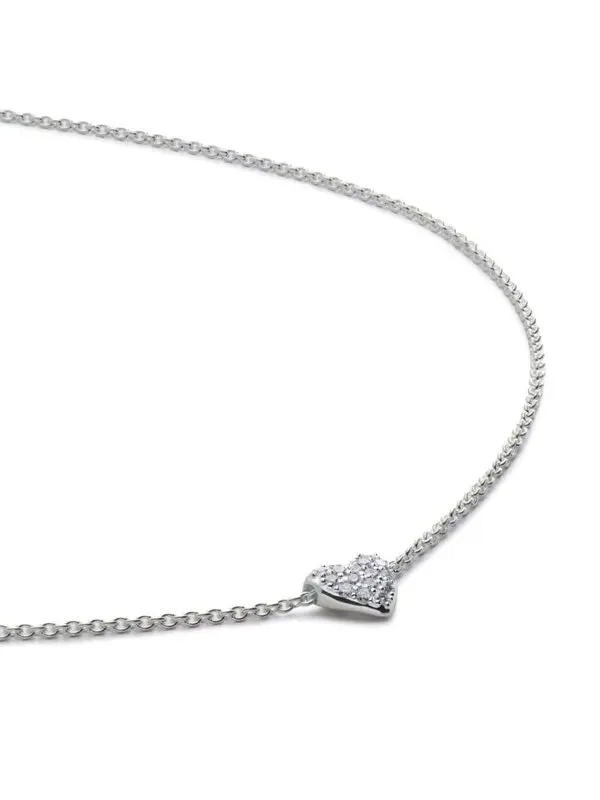 Monica Vinader Heart Pendant Necklace - Silver