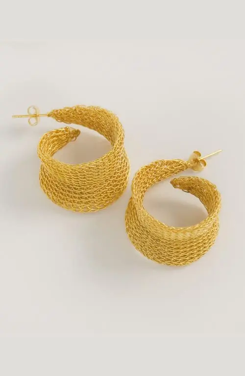 FREYA ROSE London Plated Hoop Earrings