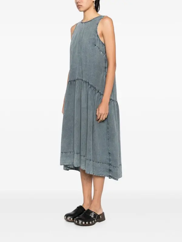 knit fit and flare midi dress Babysoft Long Sleeve Midi Dress | French Connection | Dresses | Grey