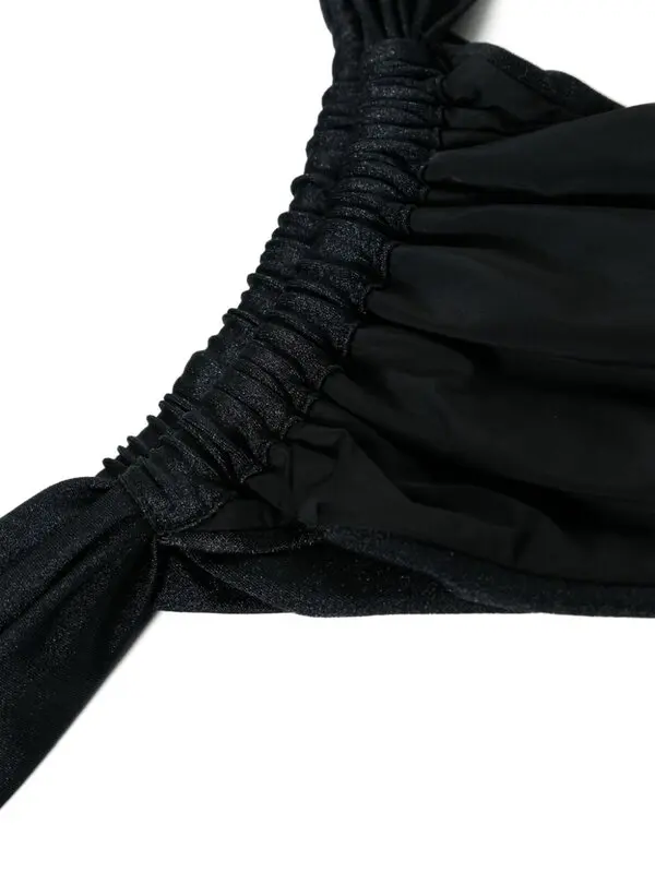 NOIRE SWIMWEAR Ruched Balconette Bikini - Black