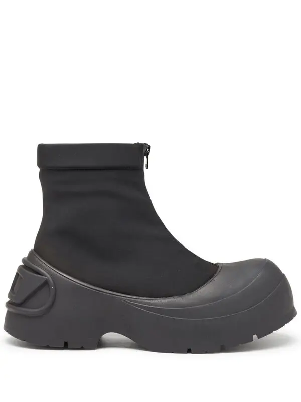 DIESEL® D-donald Zip-up Ankle Boots - Black