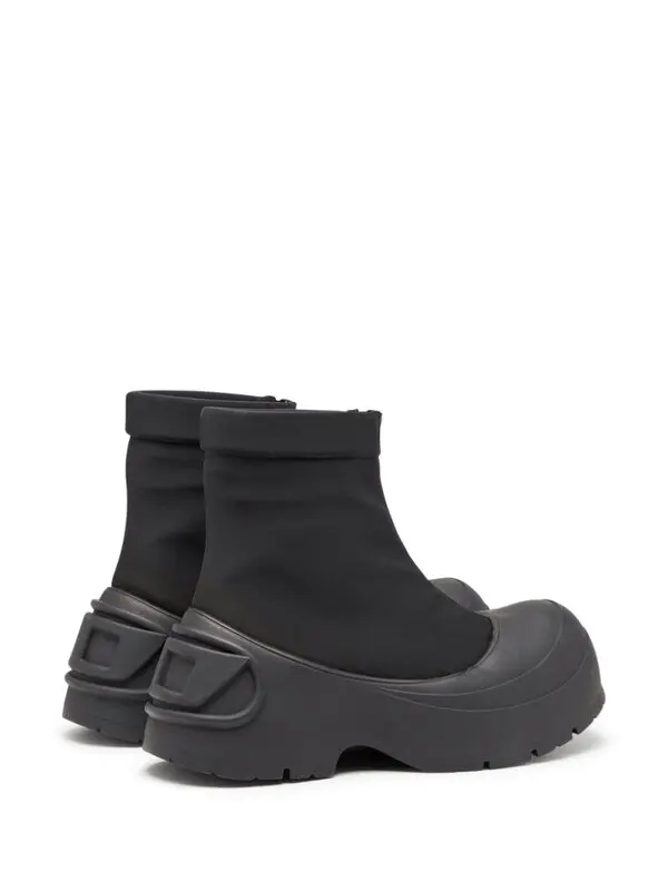 DIESEL® D-donald Zip-up Ankle Boots - Black