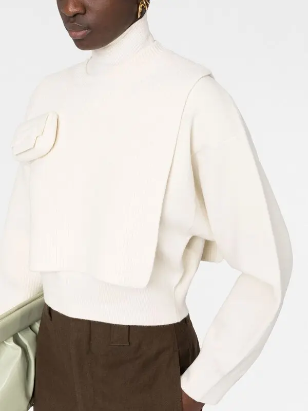 Fendi Pocket-detail Roll Neck Jumper