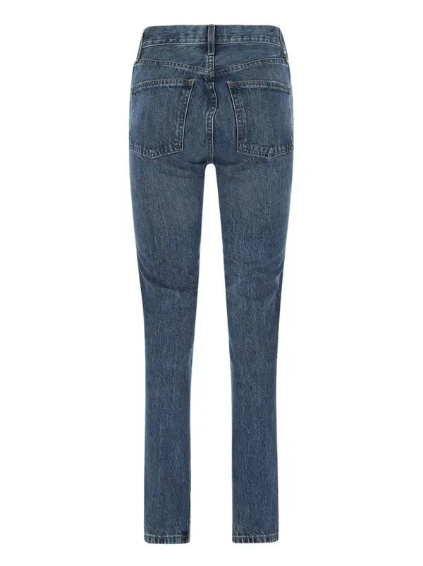 Co Name High-rise Tapered Jeans - Blue