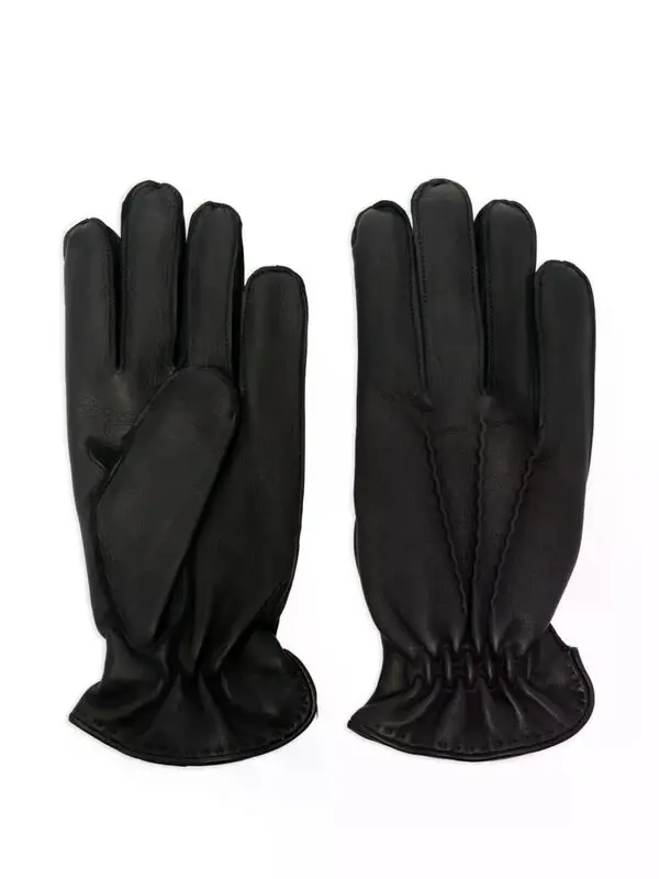 ORTIGNI Nappa Leather Full-finger Gloves - Black