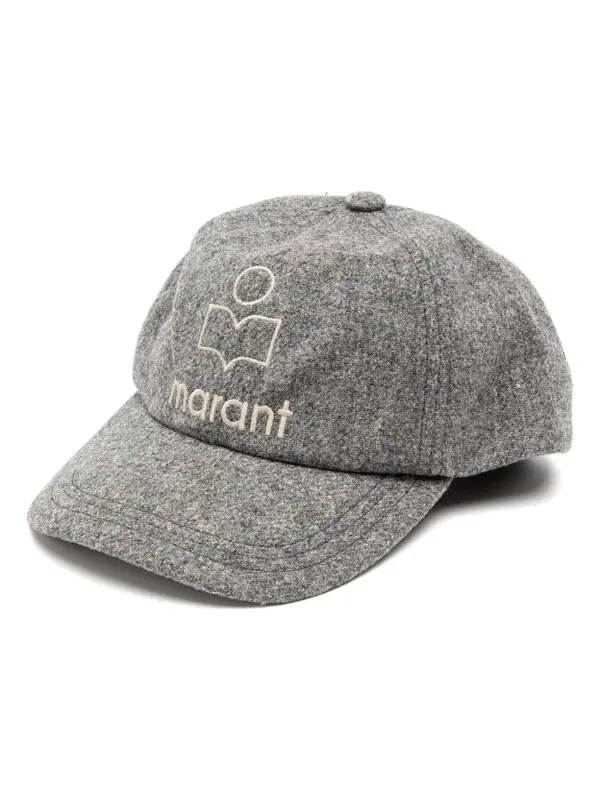 Isabel Marant Tyron Embroidered Logo Cap