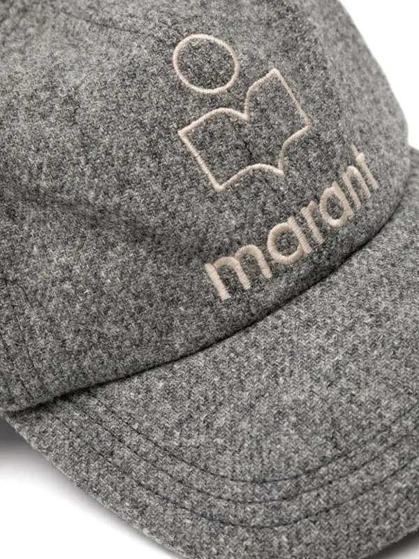Isabel Marant Tyron Embroidered Logo Cap