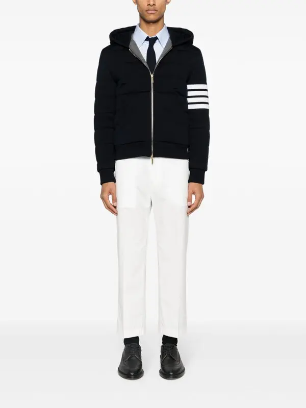 Thom Browne 4-bar Stripe Hooded Jacket