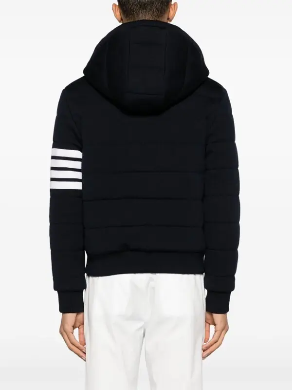 Thom Browne 4-bar Stripe Hooded Jacket