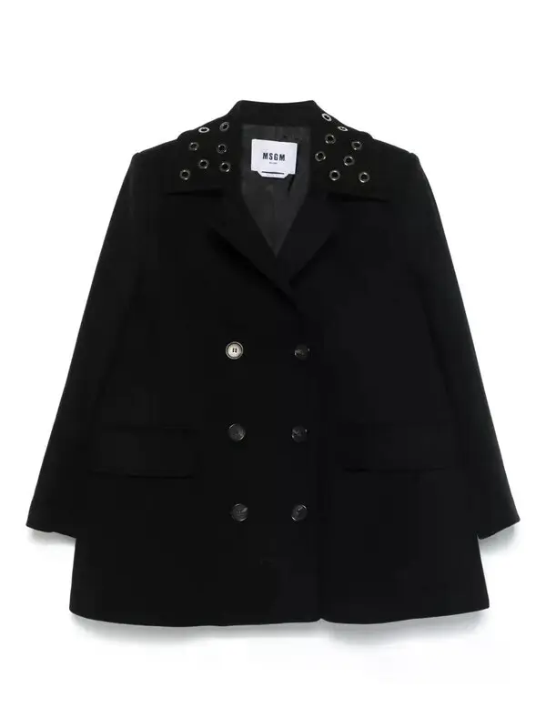MSGM Eyelet-detail Coat