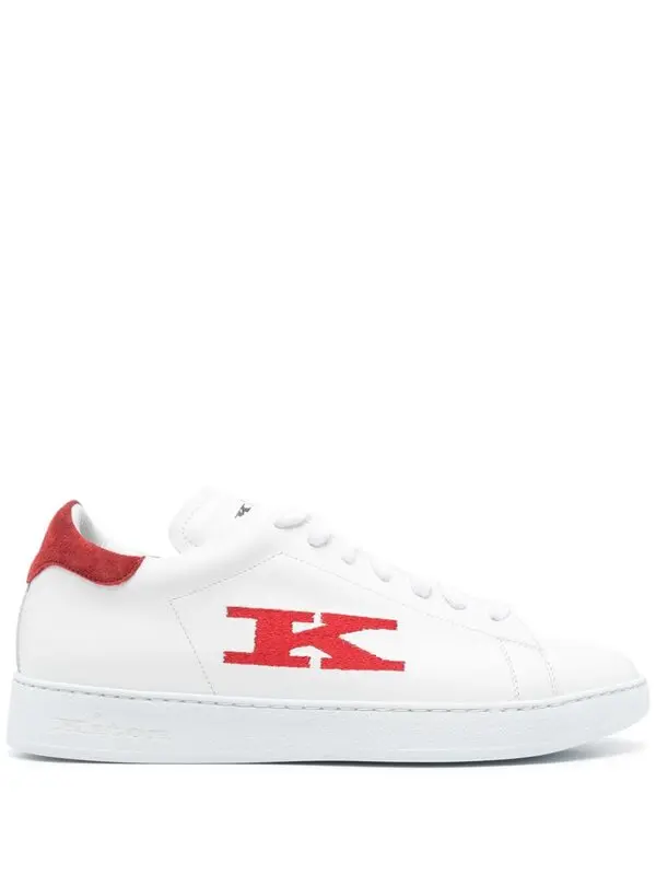 Kiton Stitching Sneakers - White