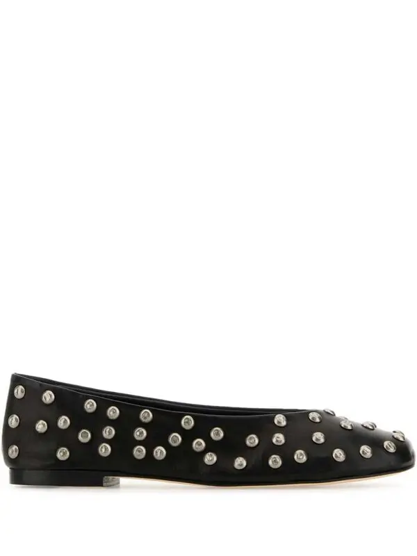 Gimaguas Stud-embellished Ballet Flats - Black