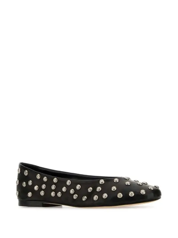 Gimaguas Stud-embellished Ballet Flats - Black
