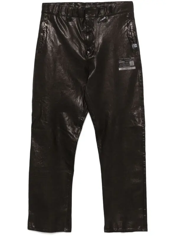 Mihara Yasuhiro Leather Trousers