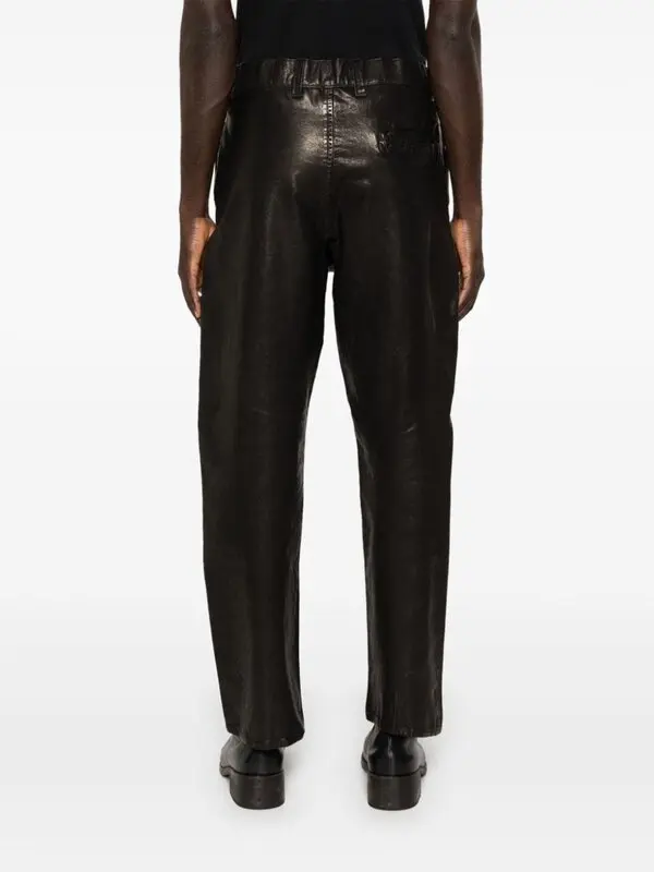 Mihara Yasuhiro Leather Trousers
