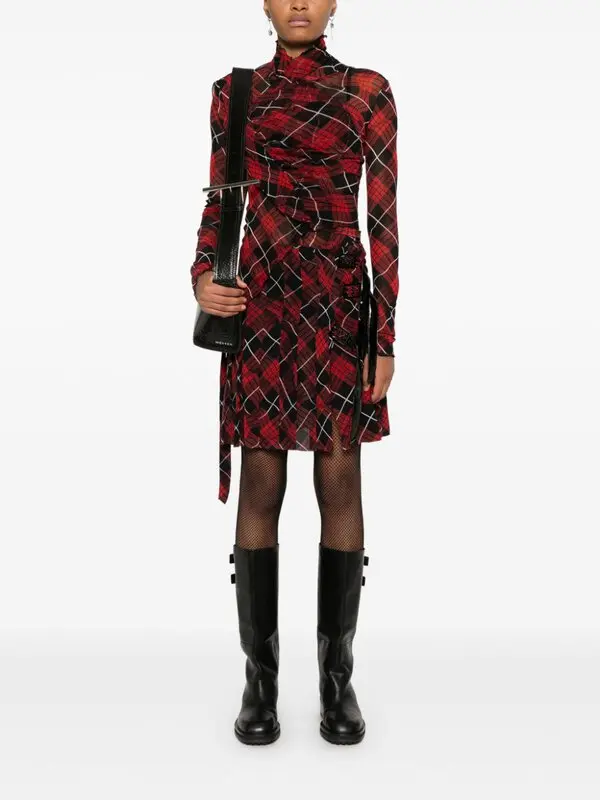 JEAN PAUL GAULTIER Plaid Mini Skirt