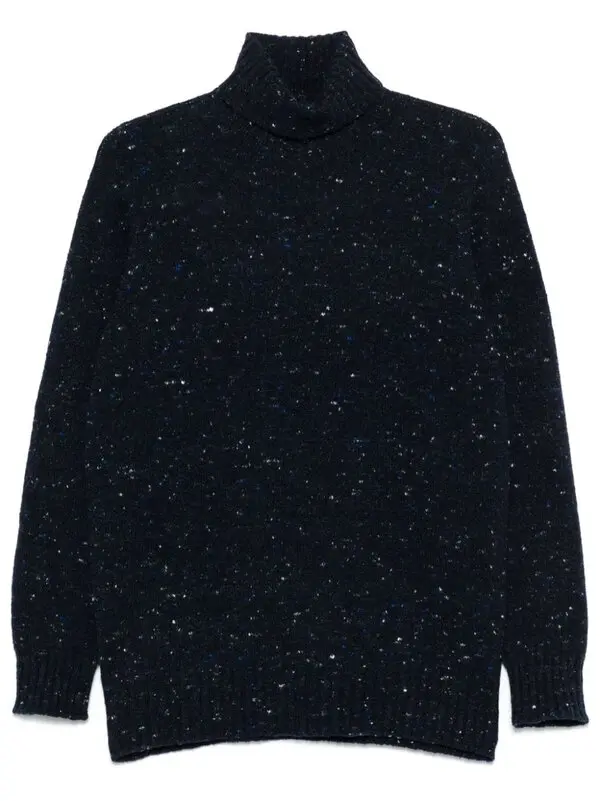 DRUMOHR Speckle-knit Sweater - Blue