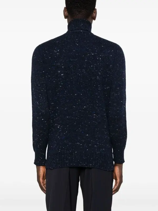 DRUMOHR Speckle-knit Sweater - Blue