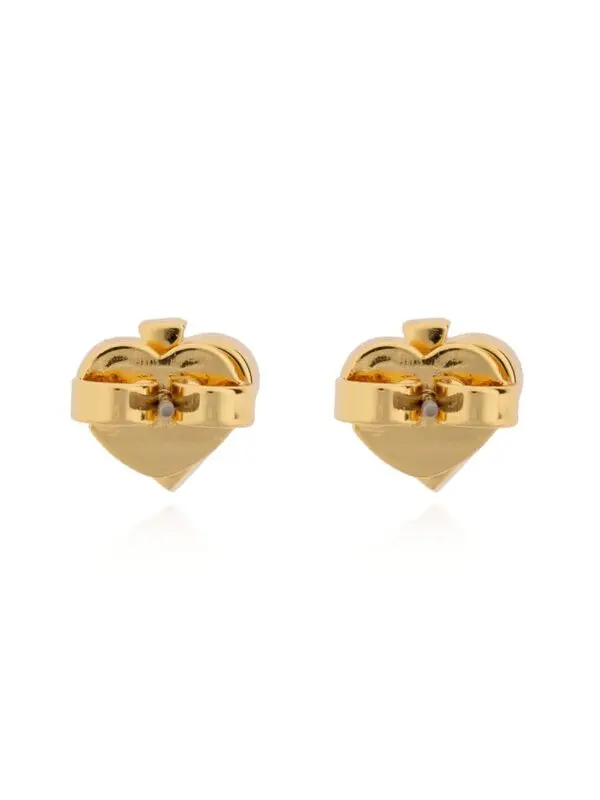 Kate Spade New York Crystal Heart Stud Earrings