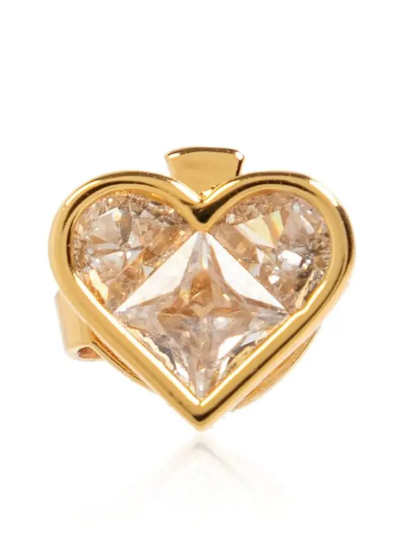 Kate Spade New York Crystal Heart Stud Earrings