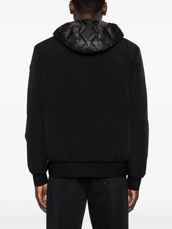 Peuterey Padded-panel Hooded Jacket - Black