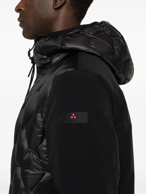 Peuterey Padded-panel Hooded Jacket - Black