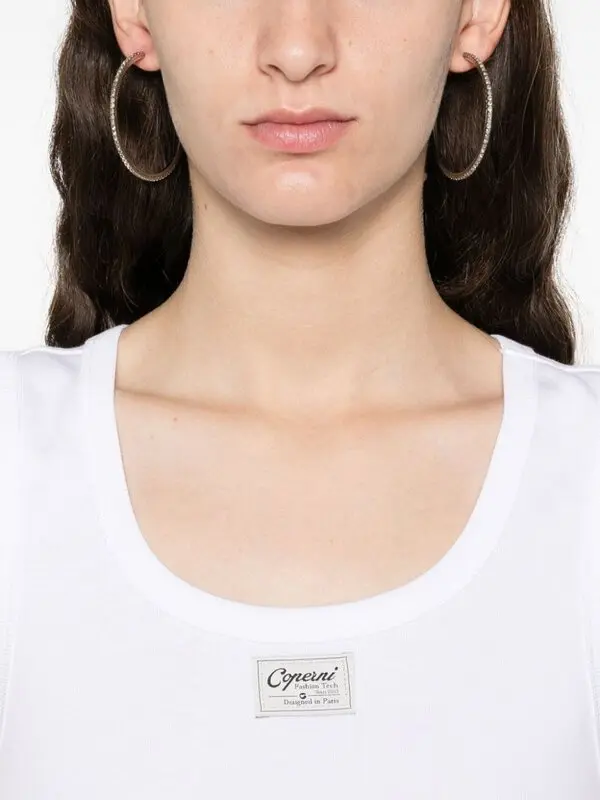Coperni Open-back Tank Top - White