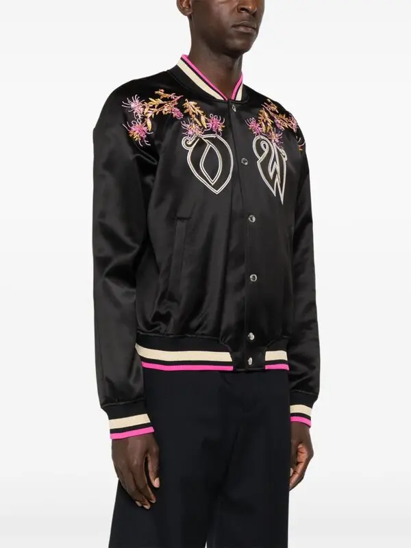 Off-White Eagle-embroidered Bomber Jacket