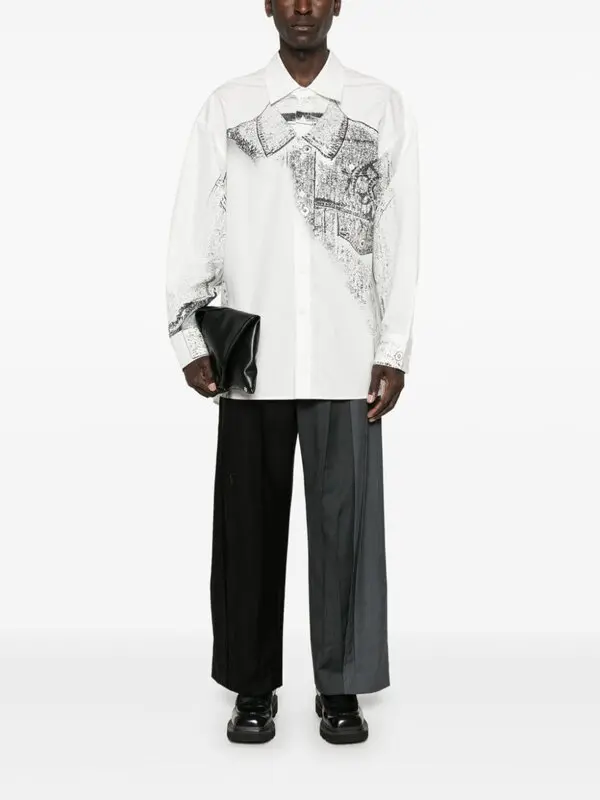 FENG CHEN WANG Trompe L'oeil-print Shirt