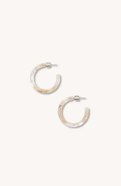 MACHETE Maachete Mini Hoop Earrings - Chiffon