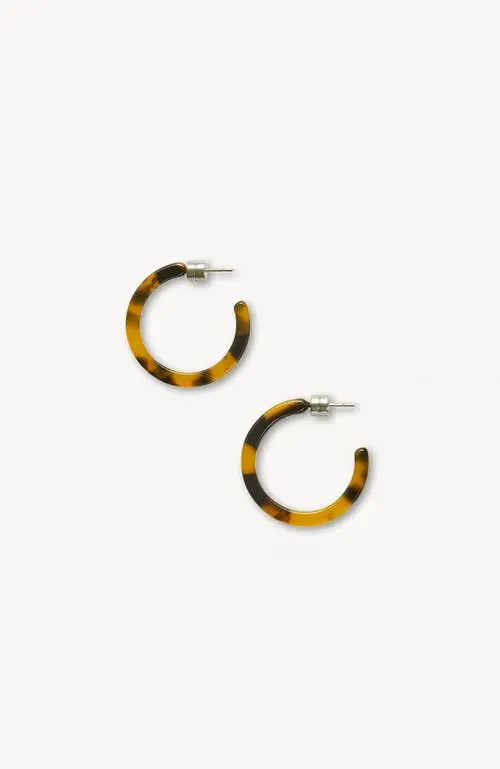 MACHETE Maachete Mini Hoop Earrings - Classic Tortoise