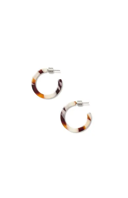 MACHETE Maachete Mini Hoop Earrings - Mocha