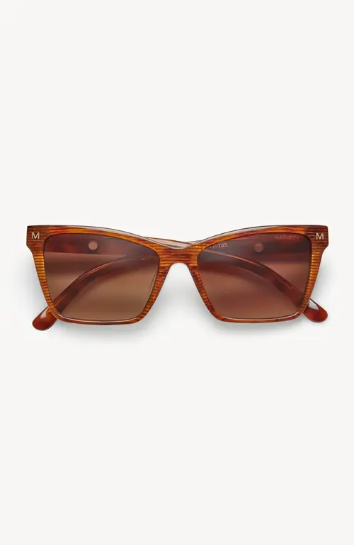MACHETE Sally Sunglasses - Dark Tortoise Stripe