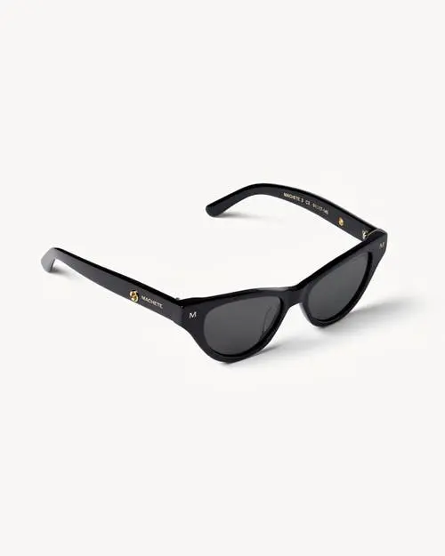 MACHETE Suzy Cat Eye Sunglasses - Black