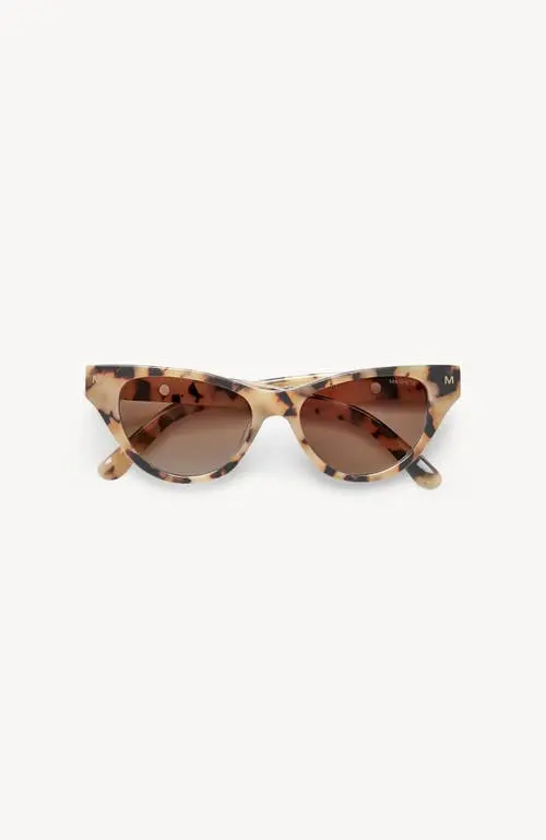 MACHETE Suzy Cat Eye Sunglasses - Blonde Tortoise