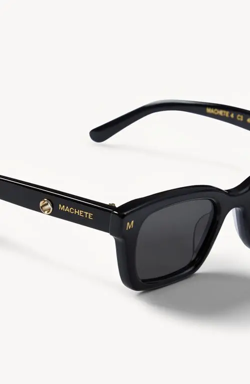 MACHETE Rectangular Sunglasses - Black