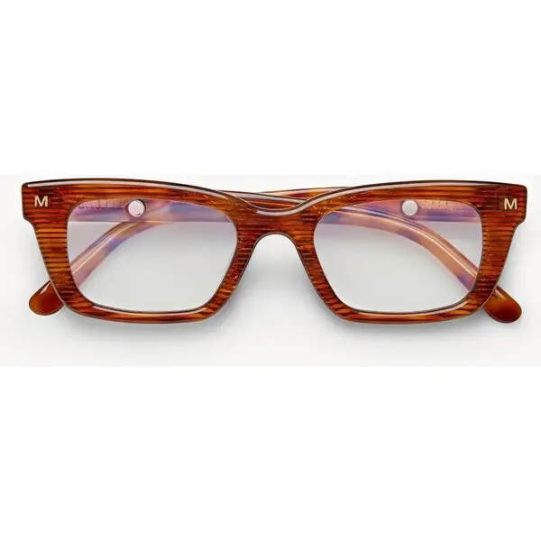 MACHETE Rectangle Sunglasses - Dark Tortoise Stripe