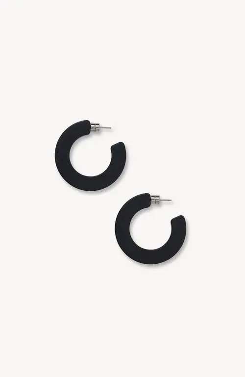 MACHETE Kate Hoop Earrings - Black Matte