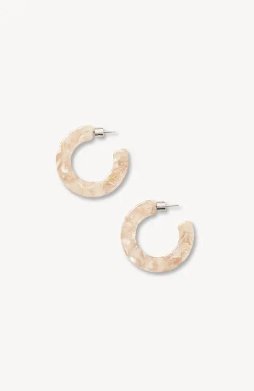 MACHETE Kate Hoop Earrings - Chiffon