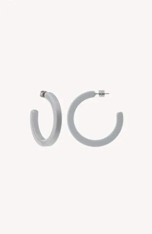 MACHETE Midi Hoops - Light Grey