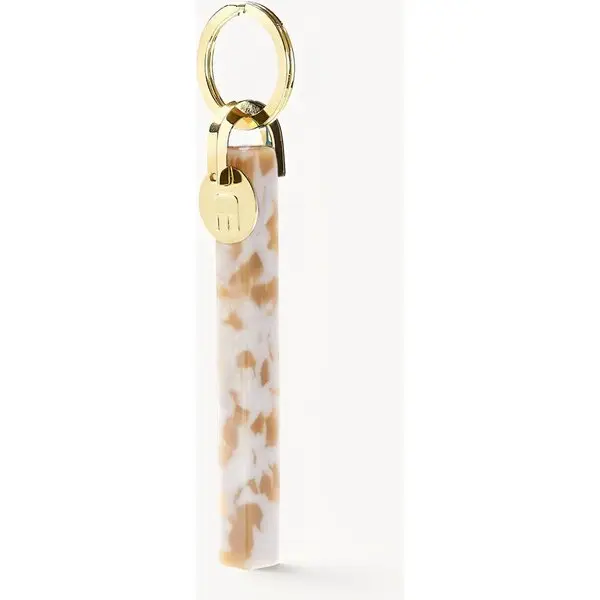 MACHETE Bar Keychain - Taupe Shell/ Gold