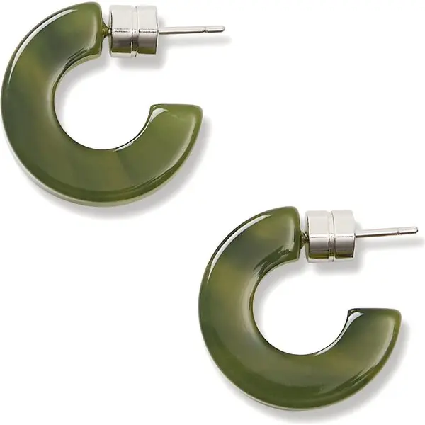 MACHETE Muse Hoop Earrings - Algae