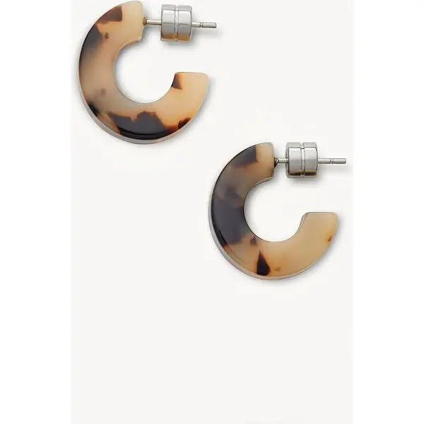 MACHETE Muse Hoop Earrings - Blonde Tortoise