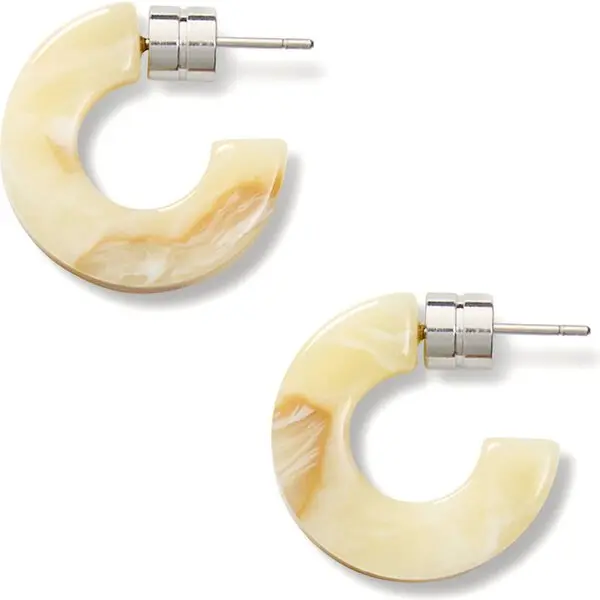 MACHETE Muse Hoop Earrings - Crème