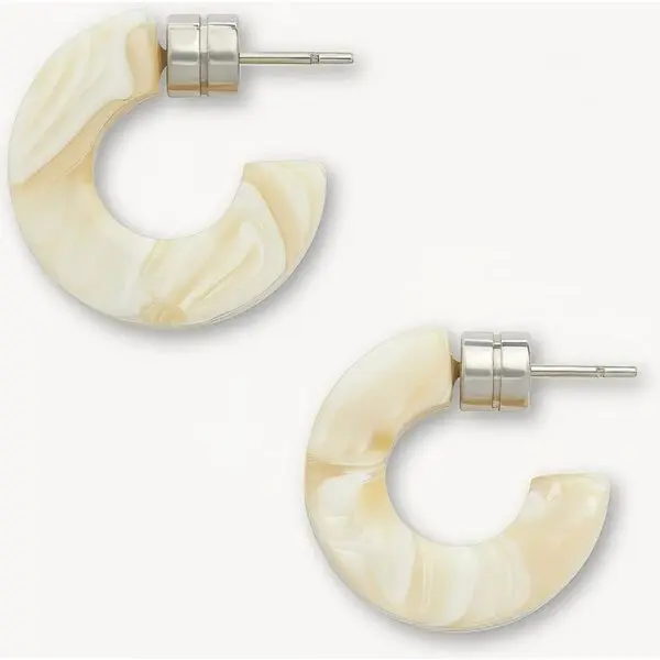 MACHETE Muse Hoop Earrings - Ivory